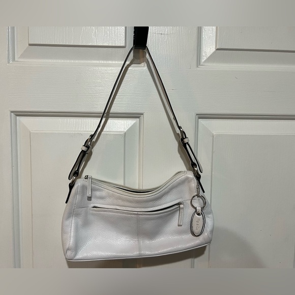 Tig and Co. | Bags | Tig And Co White Genuine Pebbled Leather Purse 2 ...